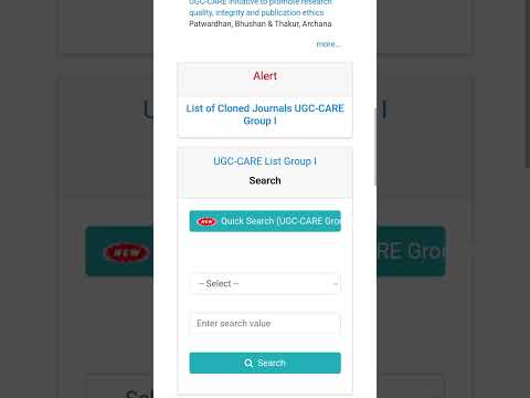 UGC Care listed Journals #research #phd #journal #ugc