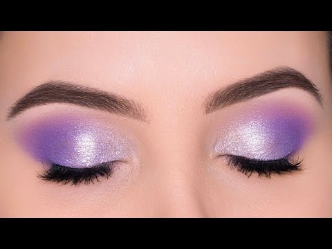 Easy Purple Eye Makeup Look using ONLY 2 EYESHADOWS!
