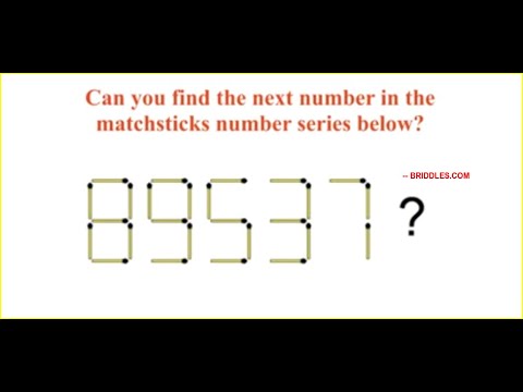 Matchsticks Video Number Series Riddle