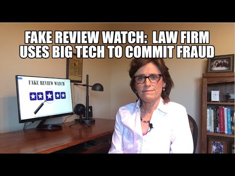 Law Firm Uses Big Tech to Commit Review Fraud