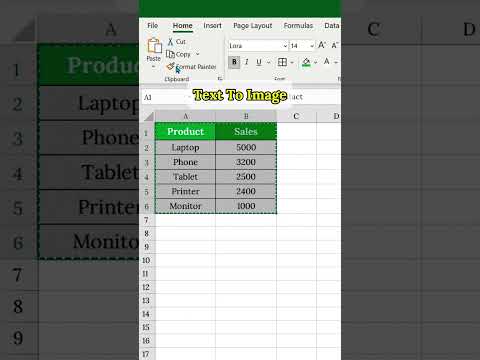 Stop Taking Screenshots! Convert Excel Data to Image in Seconds!