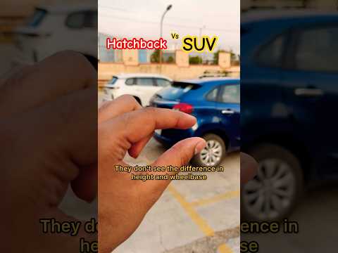 Hatchbacks vs Suv Cars😱 #hatchback #suv