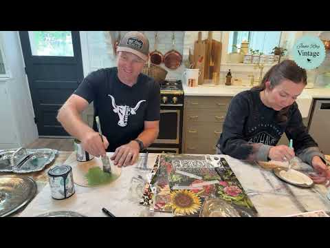 Painting Thrifted SIlver Platers - High End Home Decor Makeovers on a Budget