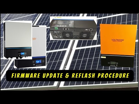 Inverter Firmware Update Procedure, Bug Fix, Voltronic, Axpert, MPP Solar, Voltacon, ETC.