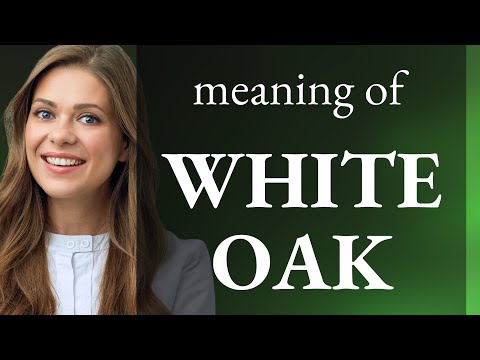 Unveiling the Mystery: The Meaning of "White Oak"