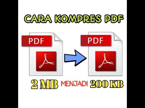Cara Memperkecil/Kompres Ukuran File PDF (How to Make Small PDF Size)