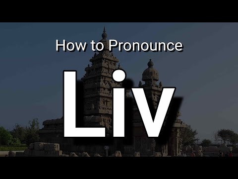 Liv - Pronunciation and Meaning