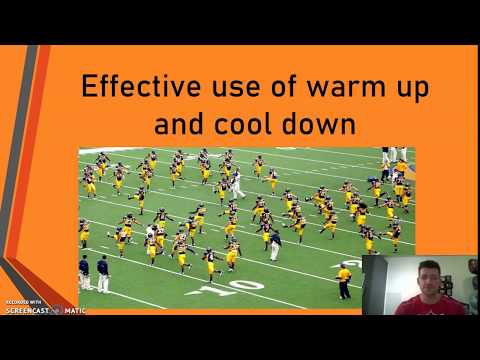 warm up and cool down GCSE PE