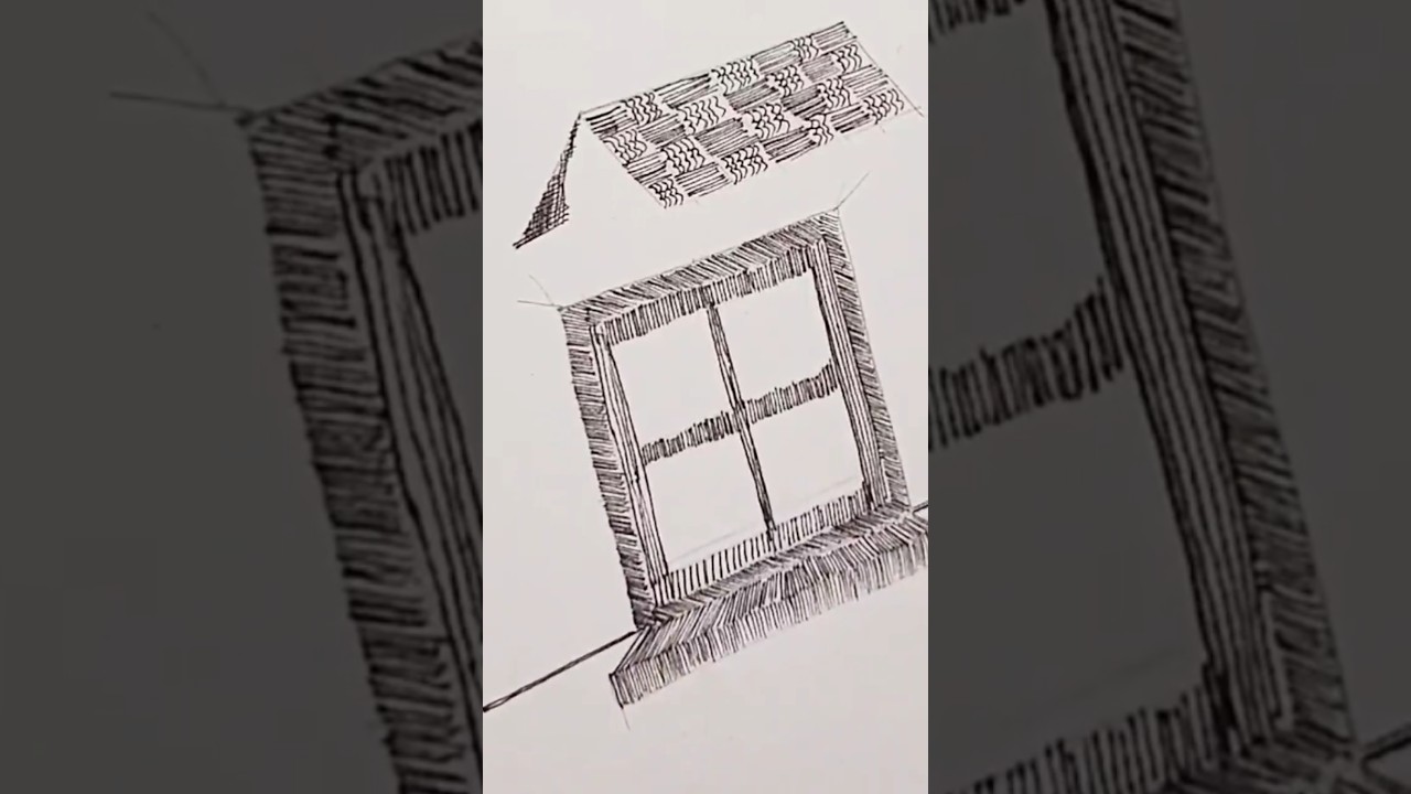 Rendering a window in ink
