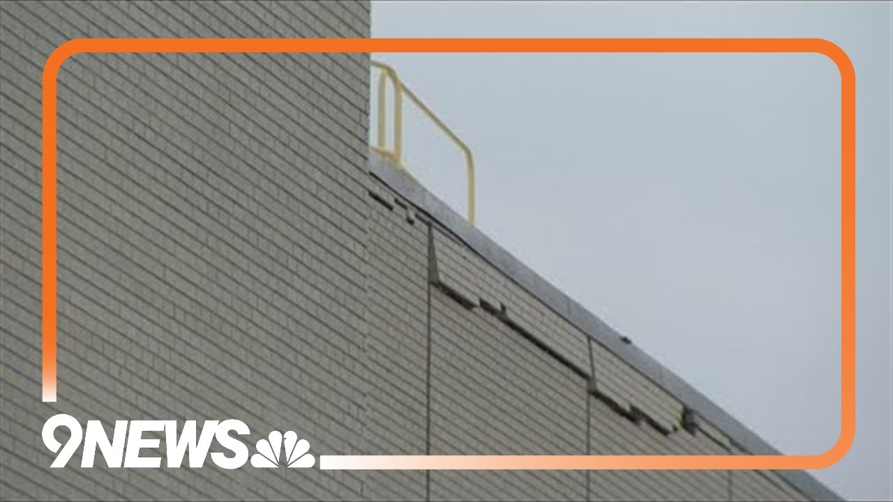 High winds damage middle school in Weld County