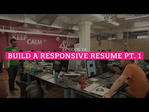 The HTML Show - Episode 14: Building a Responsive Resume Pt. 1