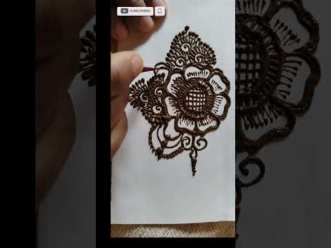 Most beautiful floral mehandi design #mehndi #hennaβ€π€π€ππππ₯°ππππππ