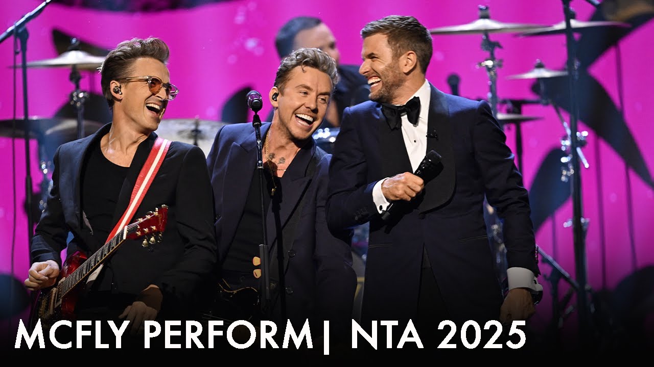 McFly perform medley at the National TV Awards 30th Anniversary!