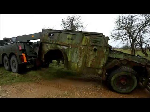 Clearing the field - 150 Recovery Company, 103 Battallion Royal Electrical and Mechanical Engineers