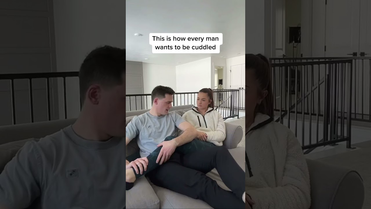 How every man wants to be cuddled