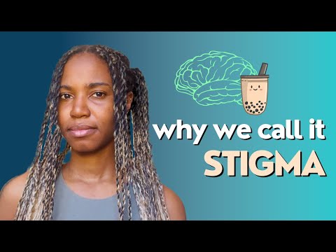 Where did the term "stigma" come from?