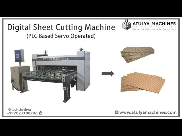 Paper Roll Sheet Cutting Machine - Digital Servo Sheet Cutting Machine Manufacturer from Rajkot