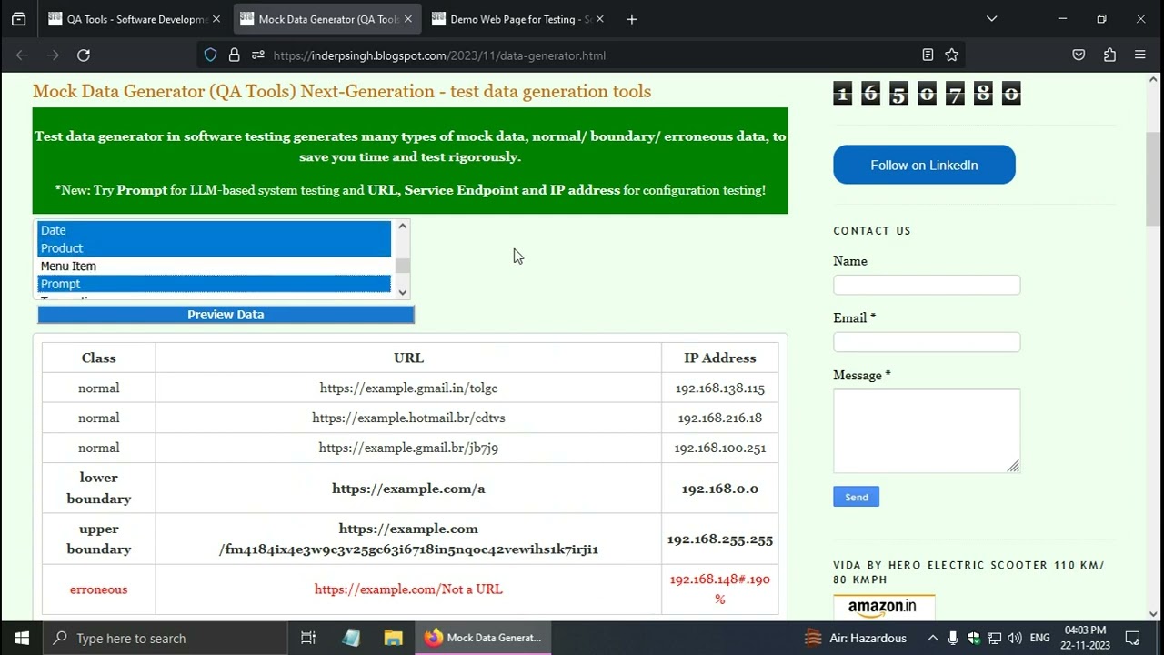 Test Data Generation in Software Testing-Mock Data Generator-Test Data Generation-Software Testing
