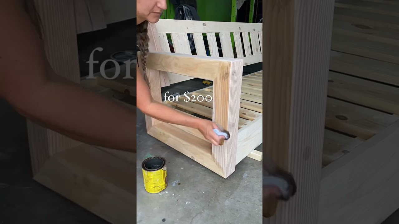 How I created Modern Outdoor Patio Couches for $200! Full tutorial on my blog. #diyprojects #diy