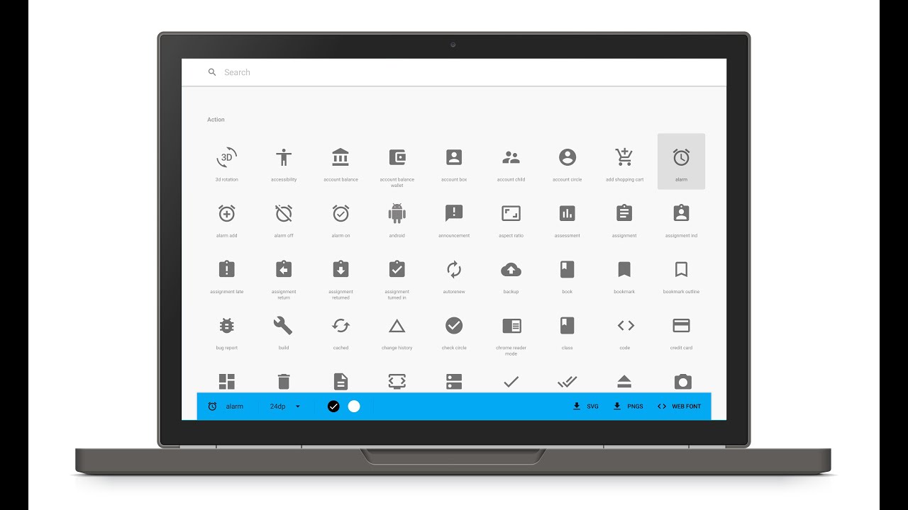 How to use Material Icons with Prime Components