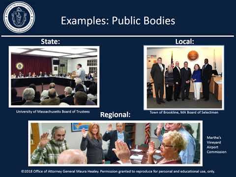 Open Meeting Law: Part 1. Introduction/Definitions