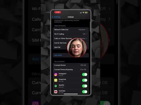 How to check mobile data usage on an iPhone