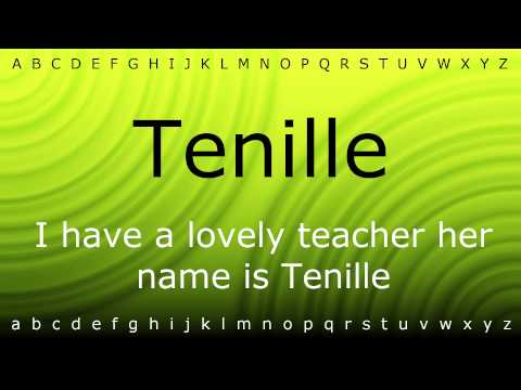 How to say 'Tenille' with Zira.mp4