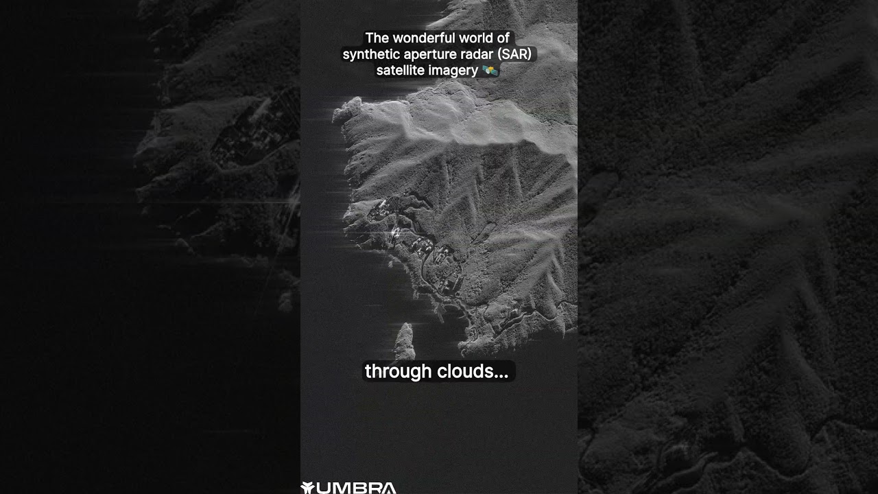 The wonderful world of synthetic aperture radar (SAR) #satellite imagery 🛰️