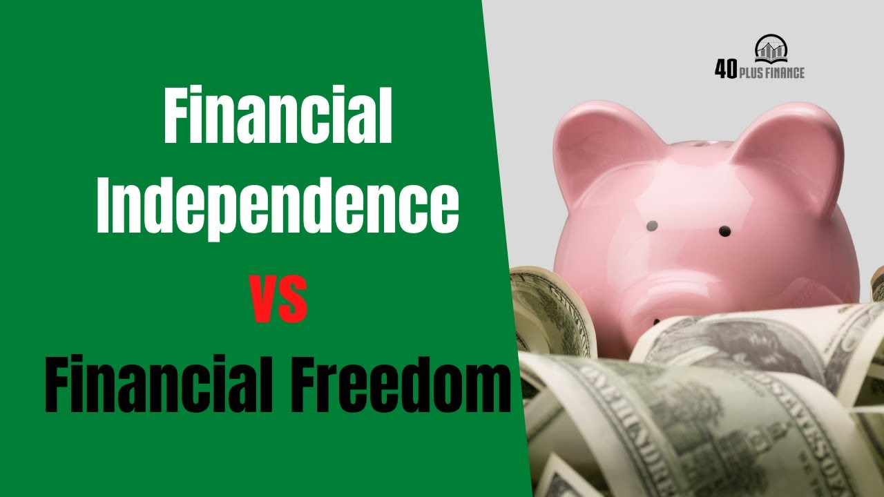 Financial Independence vs Financial Freedom.  What's the Difference?