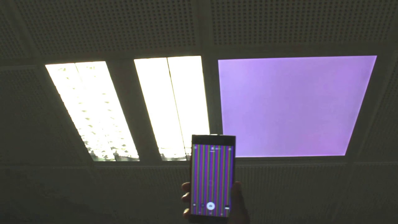 Optical Camera Communications - Flat panel demonstrator