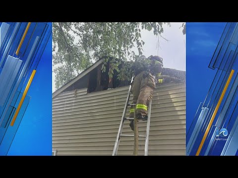 Four displaced after lightning strikes Virginia Beach home