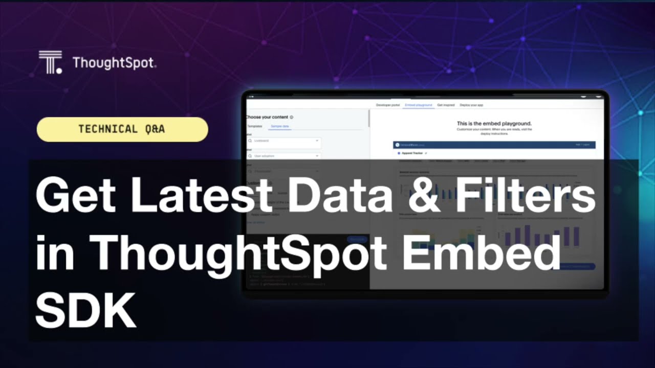 Get Latest Data & Filters in ThoughtSpot Embed SDK