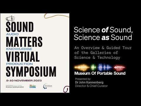 Sound Matters Symposium Presentation, South Africa – The Museum of ...