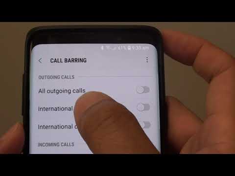 Samsung Galaxy S9 / S9+: How to Enable / Disble Call Barring All Outgoing Calls