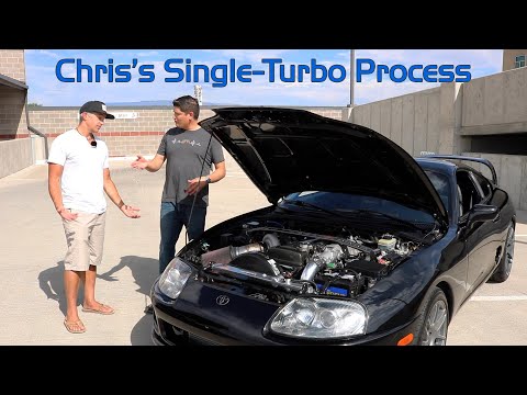 Chris's Toyota Supra - The Process of Going Single Turbo