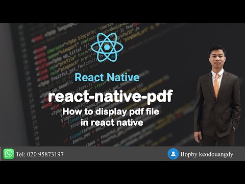 How to display pdf file in react native