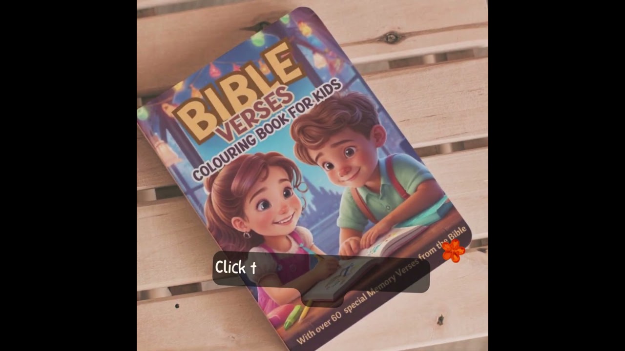 BIBLE VERSES COLOURING BOOK FOR KIDS