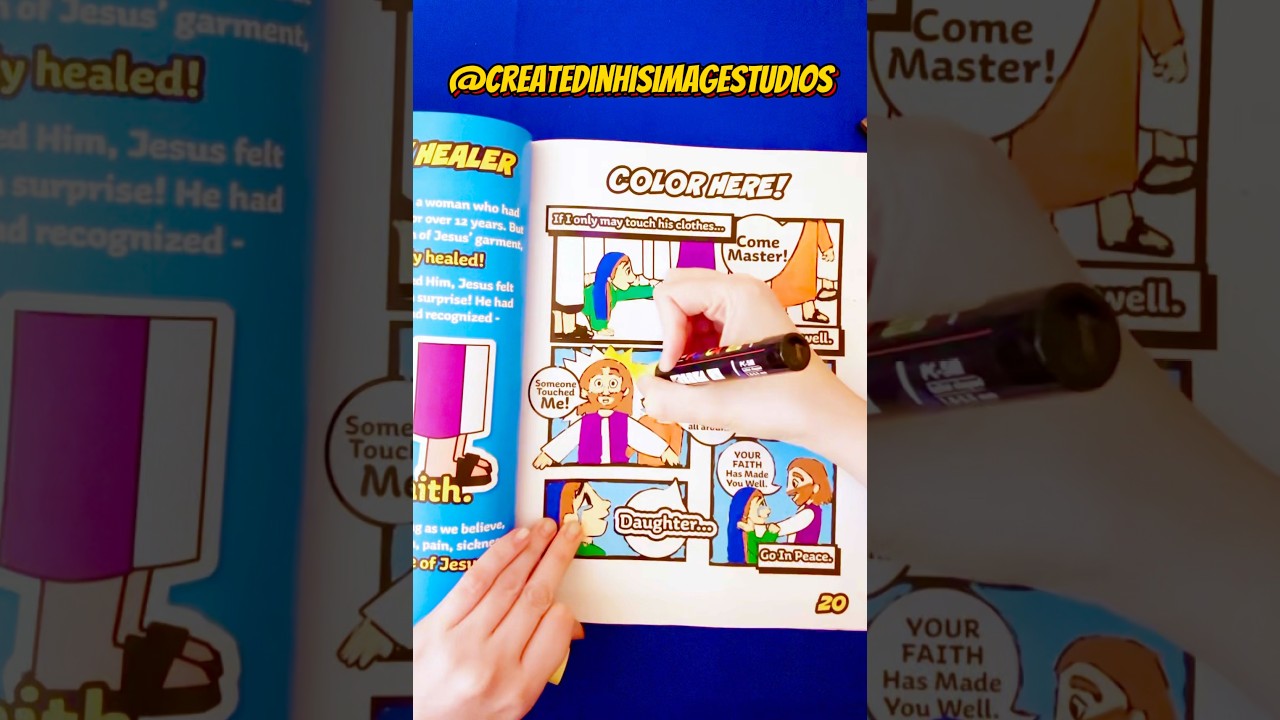 COLORING JESUS! 🖍️🎨✍️