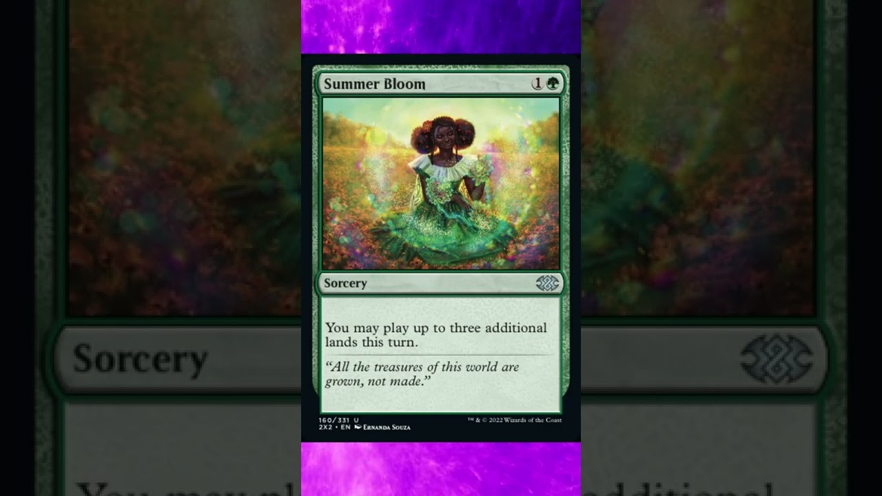 What is Summer Bloom? Double Masters set (Card 160)