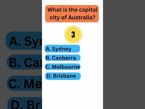 What is the capital city of Australia ? #australia #shorts #gk #general knowledge #quiz #australia