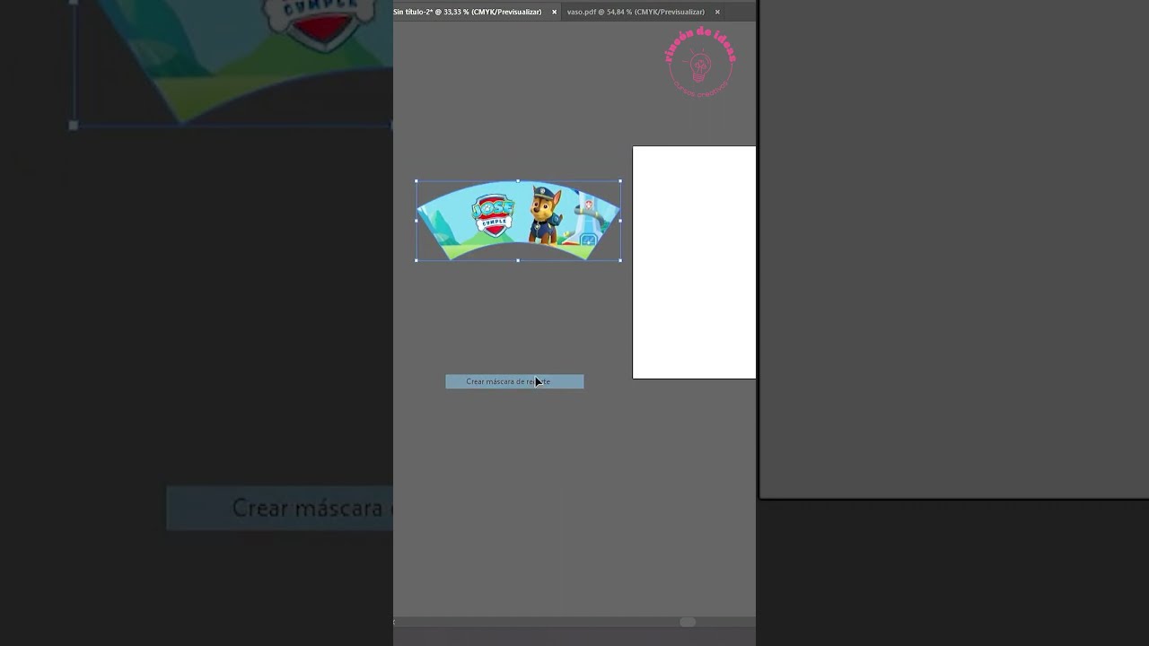 ¡Diseñamos un vaso personalizado en illustrator!