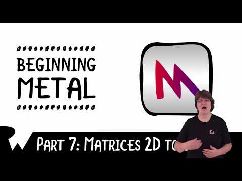 Learn 3D Matrices in Metal Swift Xcode and iOS raywenderlich com - Mind Luster