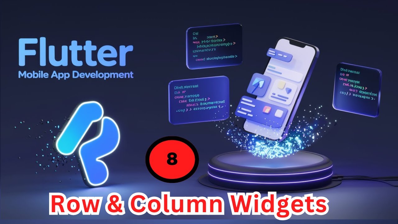 Column and Row Widget #flutter #flutterforbeginners #fluttercourse #FlutterRoadmap #fluttertutorial