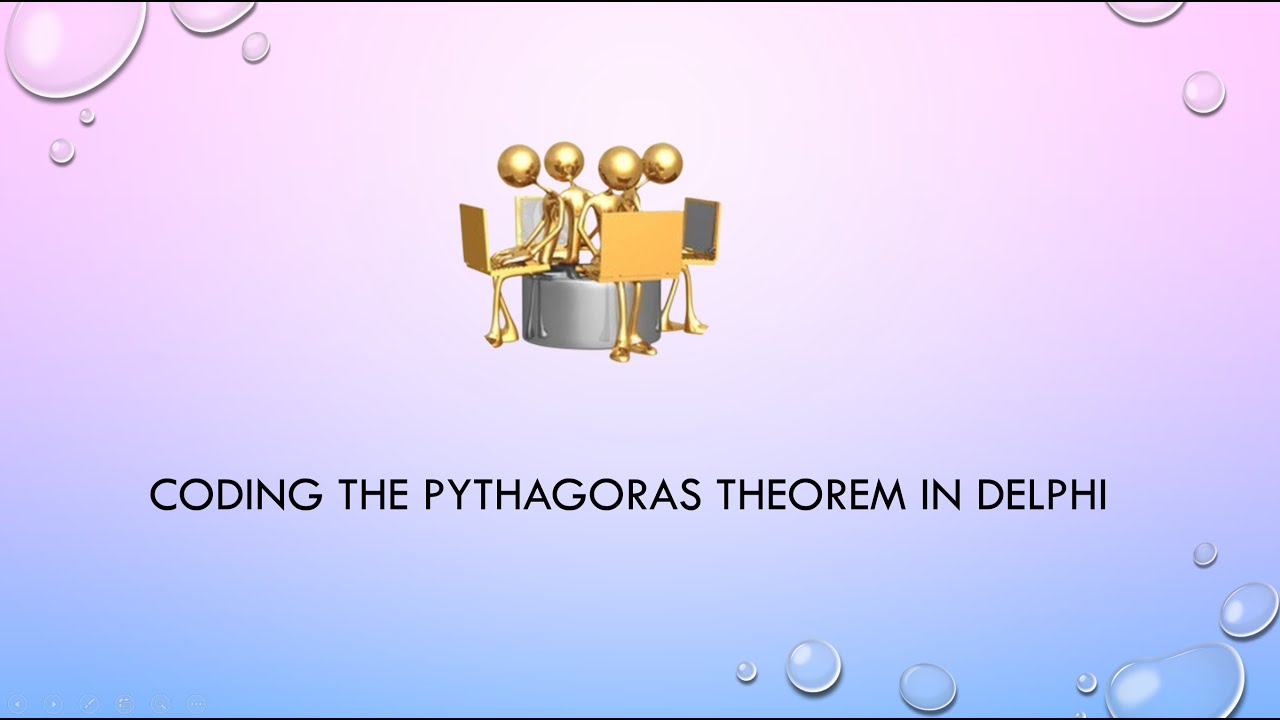 Pythagoras Theorem in Delphi
