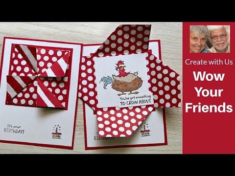 Create with Us/A New Fun Fold with 6 x 6 Paper - Surprisingly Simple