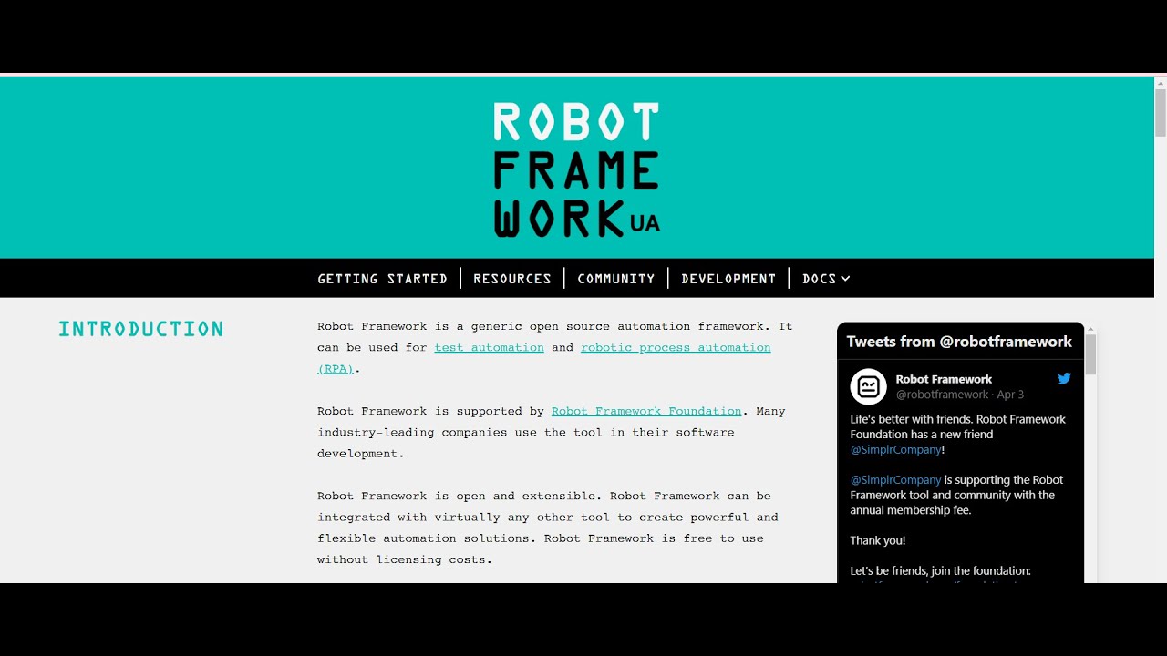 Scrolling Page Using JavaScript Executor and Scroll Element Into View in Robot Framework