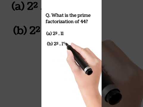 Prime Factorization Of 44 #shorts