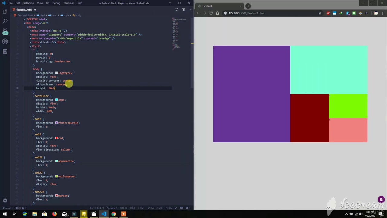 FlexBox Layout Challenge!!