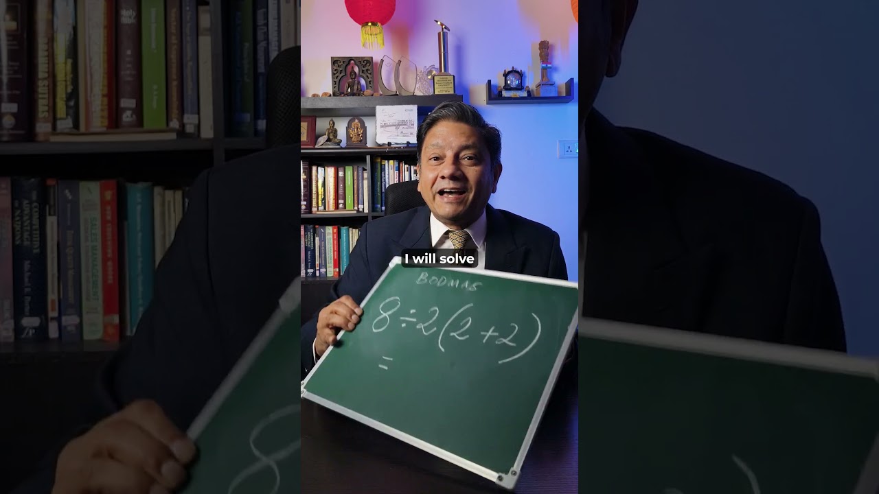 Can You Solve This 8 ÷ 2(2+2) Math Problem? #mathpuzzle #interview