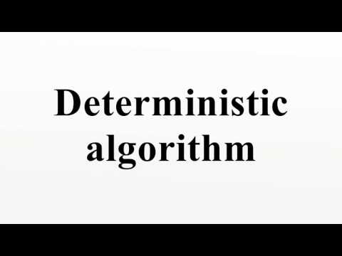 Deterministic algorithm
